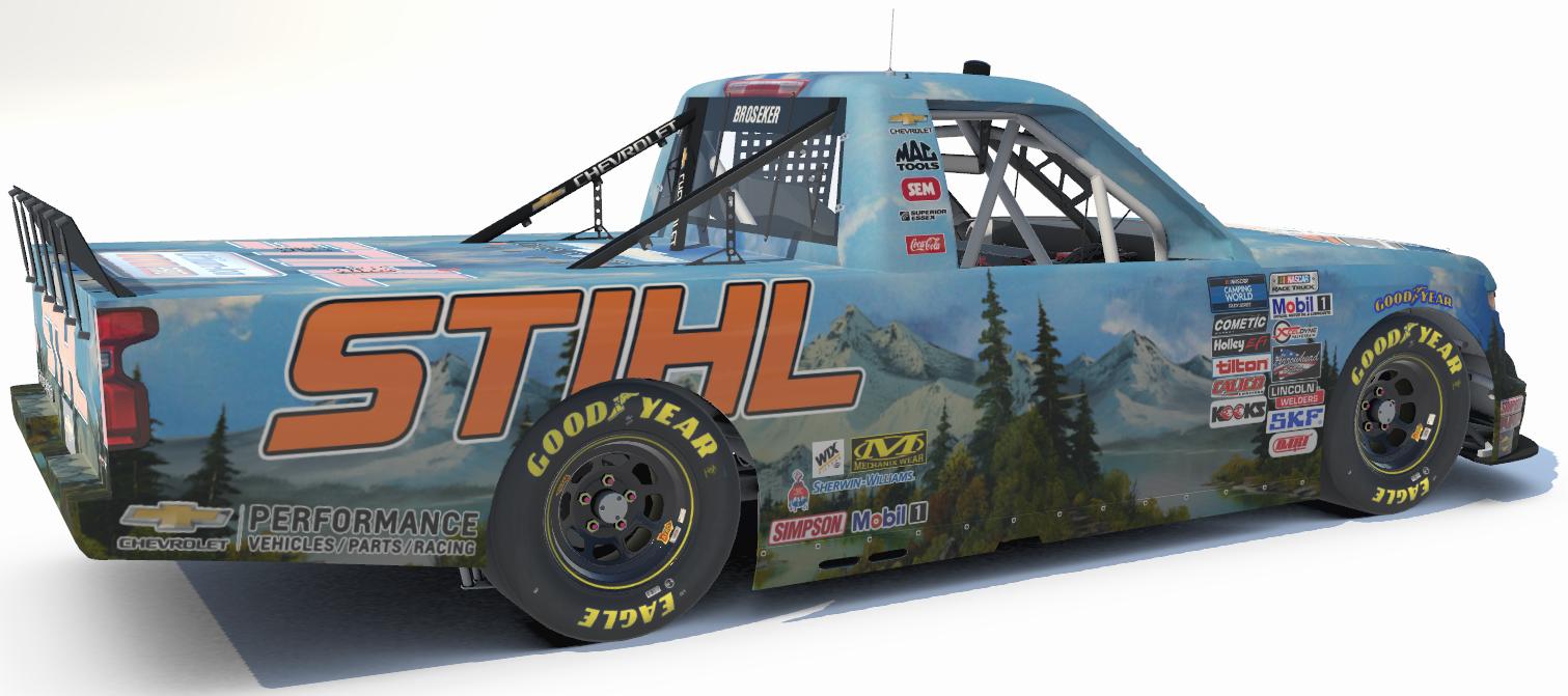 Stihl Outdoors Silverado by James Broseker - Trading Paints