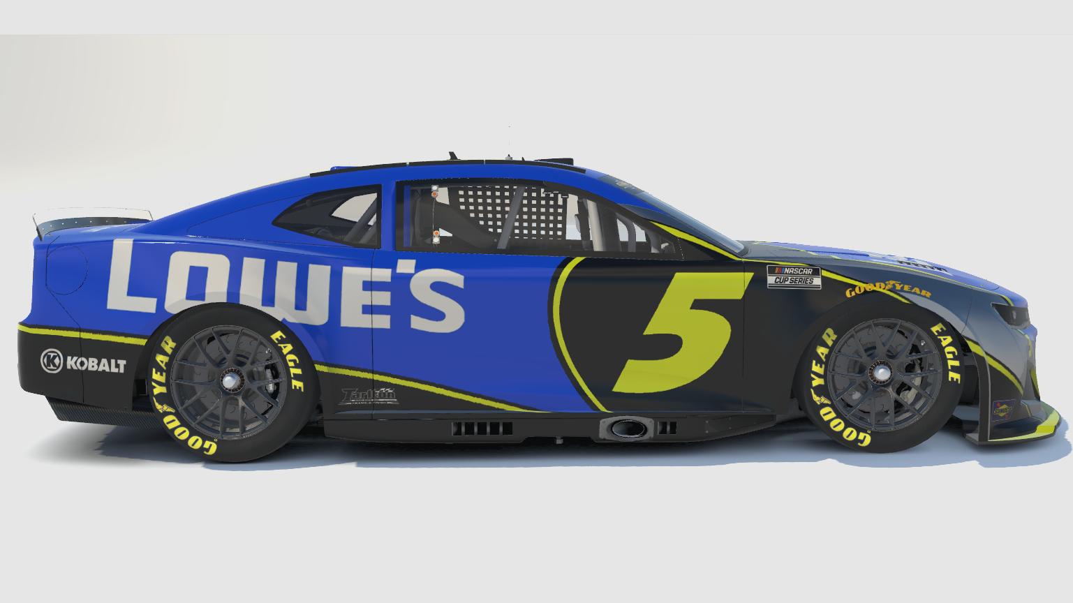 #5 Kyle Larson 2008 Lowes Throwback by Spencer Hinton - Trading Paints