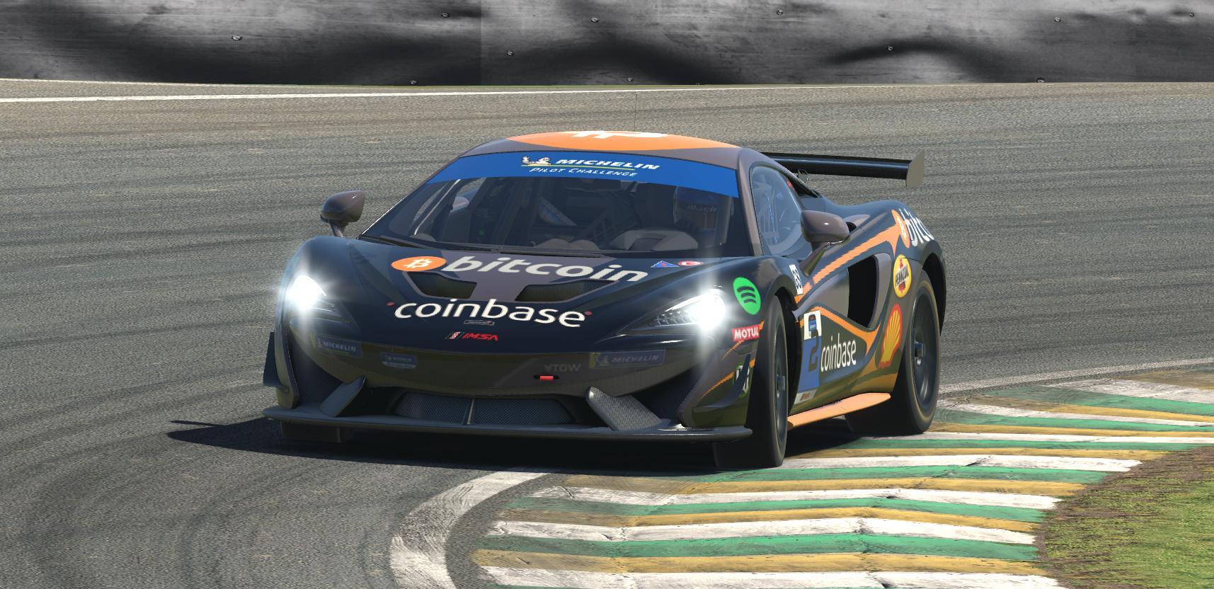 McLaren 570S GT4 Bitcoin Bitcar by Chance Campbell - Trading Paints