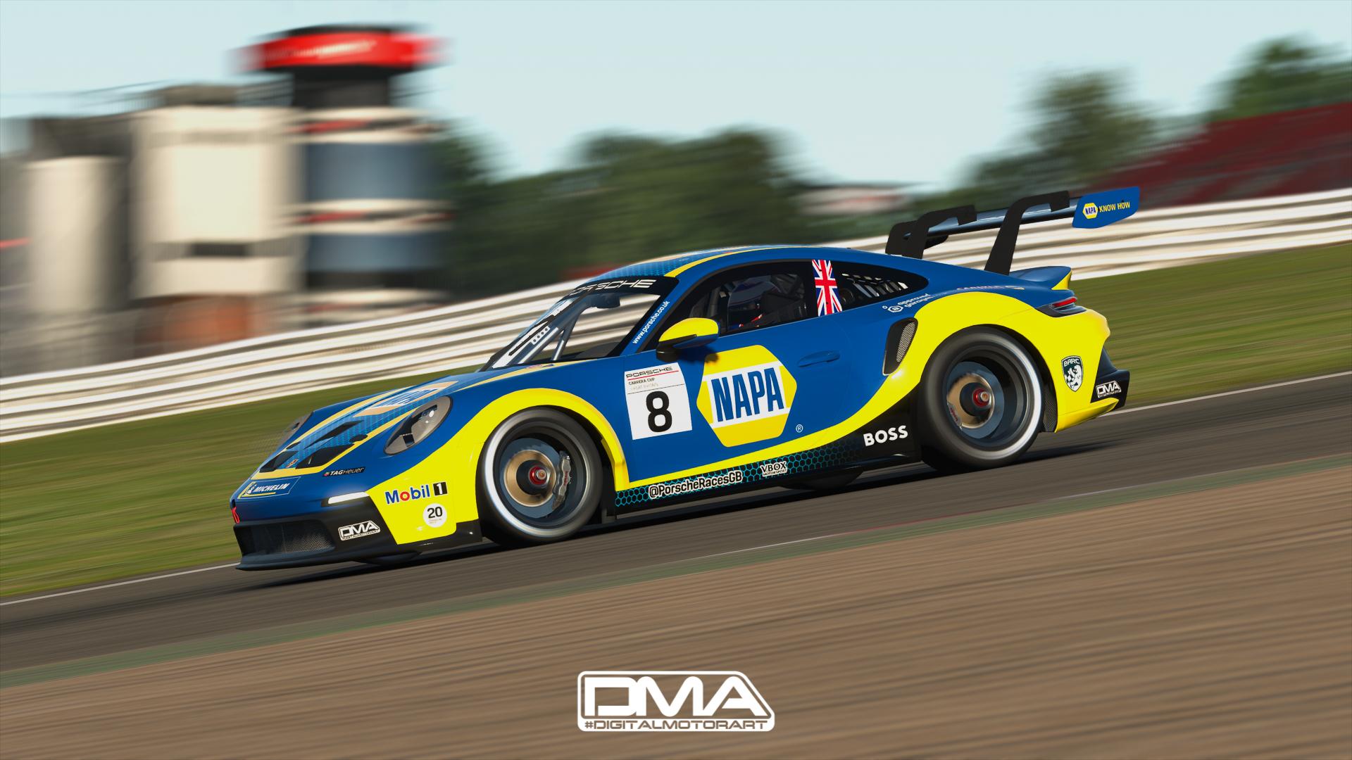 Hugo Ellis - JTR - Porsche Cup GB 2022 - SIMSTAMPED by Stephen Haley ...