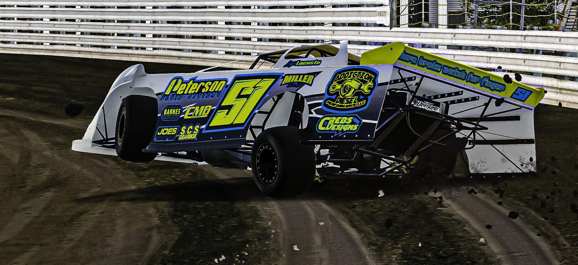 Logan Lacoste Late Model by Bo C. - Trading Paints