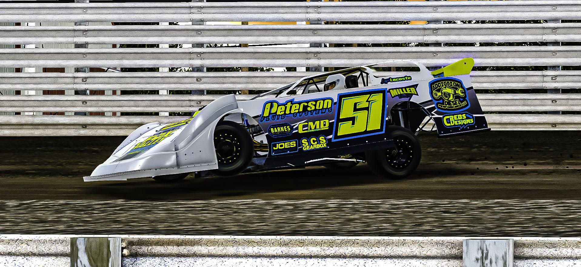 Logan Lacoste Late Model by Bo C. - Trading Paints