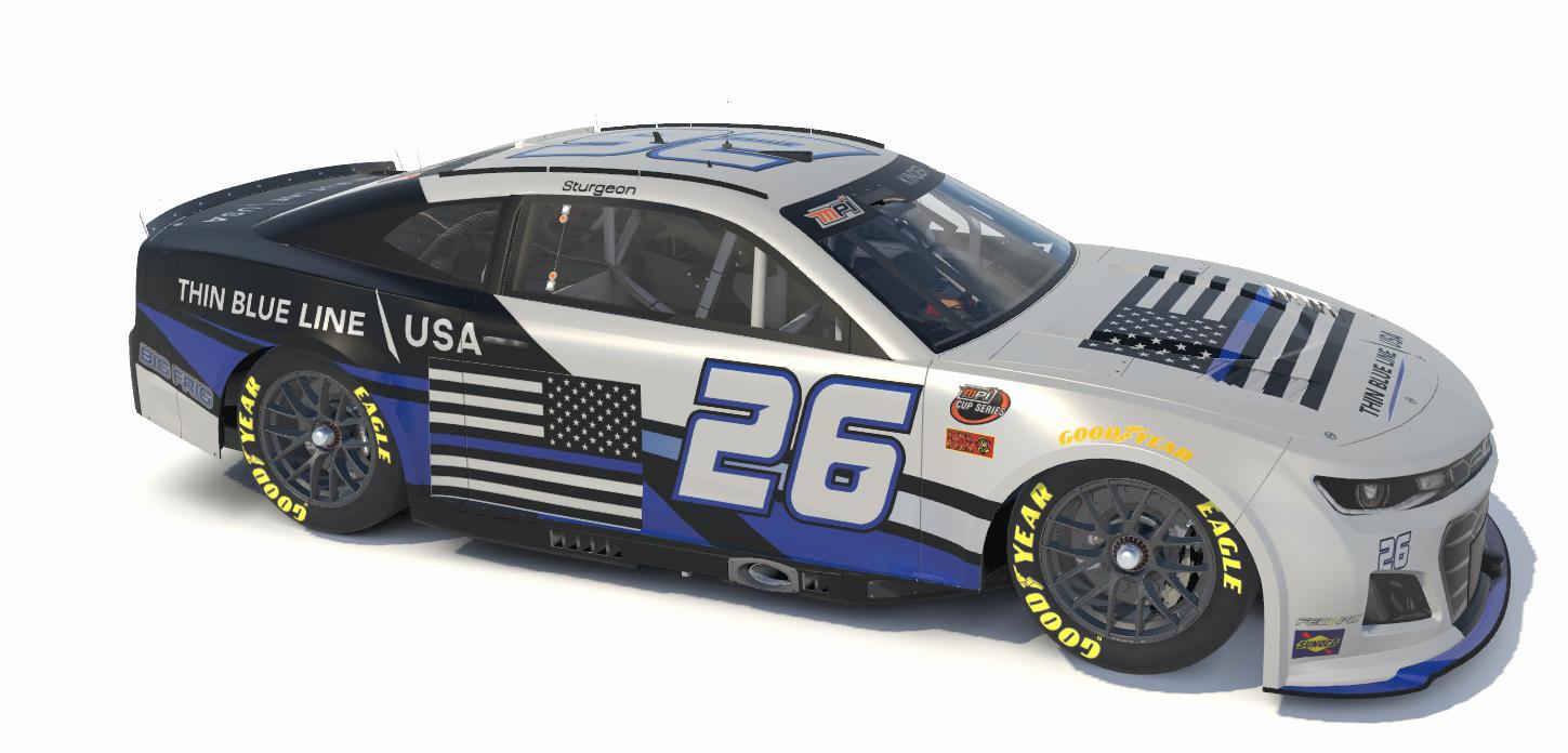 Thin Blue Line USA/MPI Sturgeon by Garet Kinder - Trading Paints