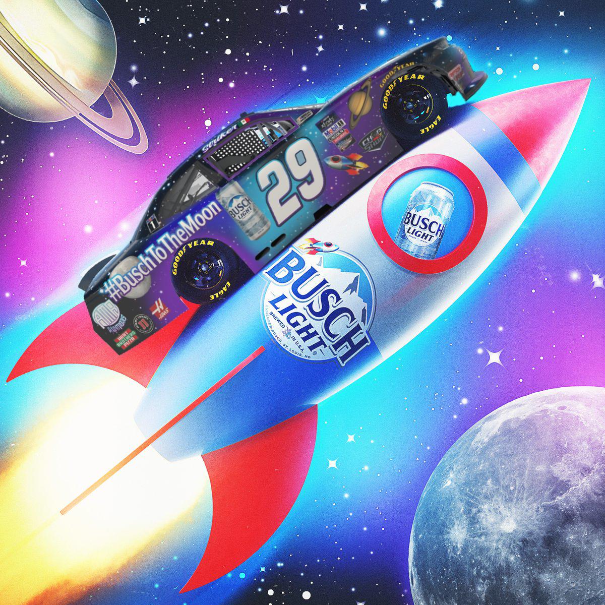 Busch To The Moon by Amr Saleh - Trading Paints