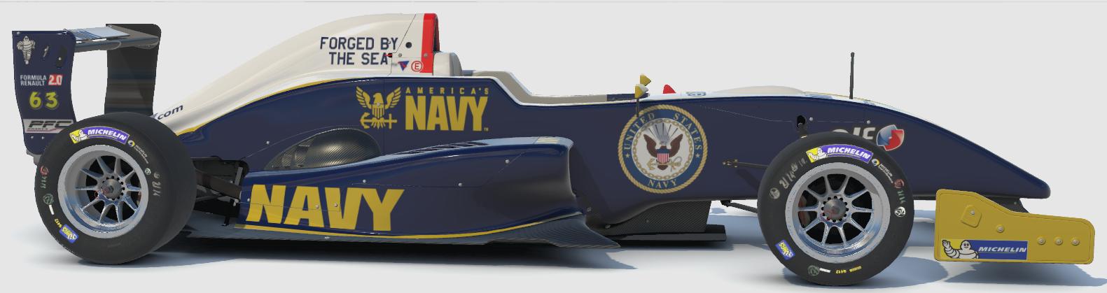 US Navy - Formula Renault by John Rubino - Trading Paints