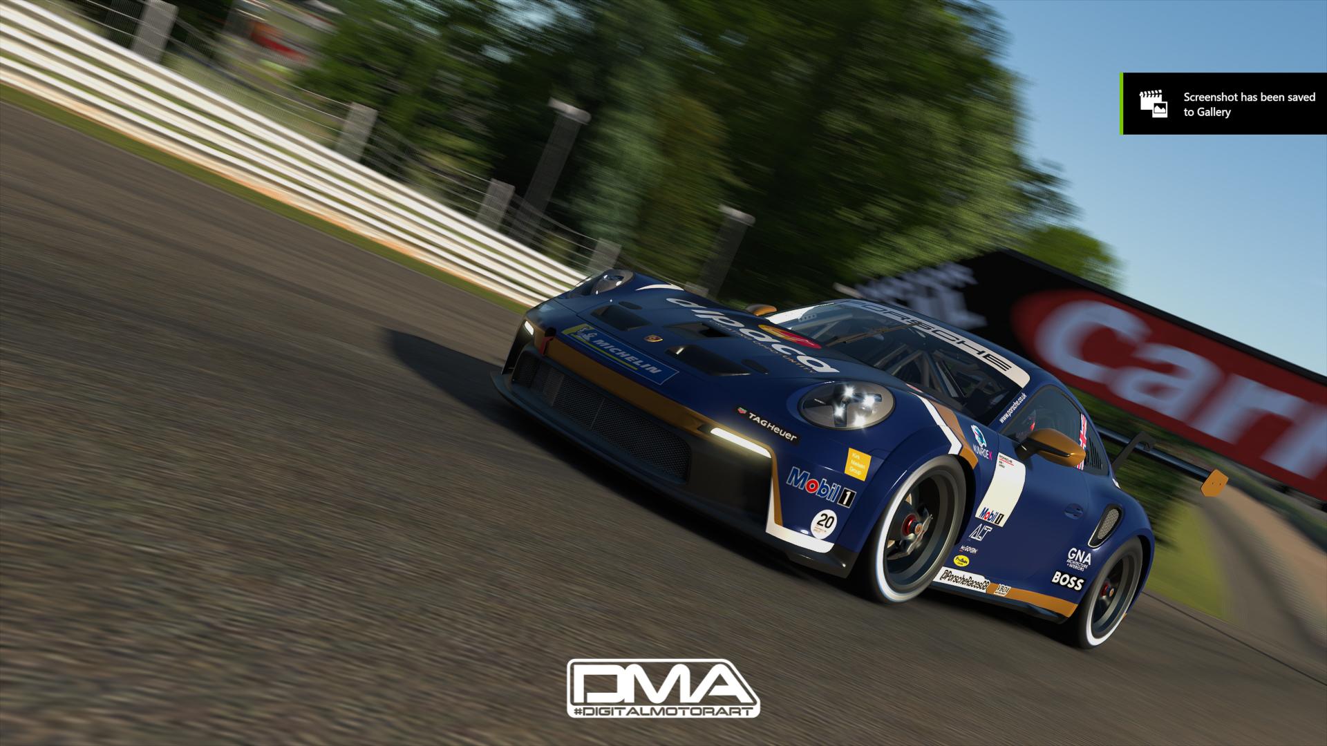 Will Aspin - Team Parker Racing - Porsche Cup GB 2022 - SIMSTAMPED by ...