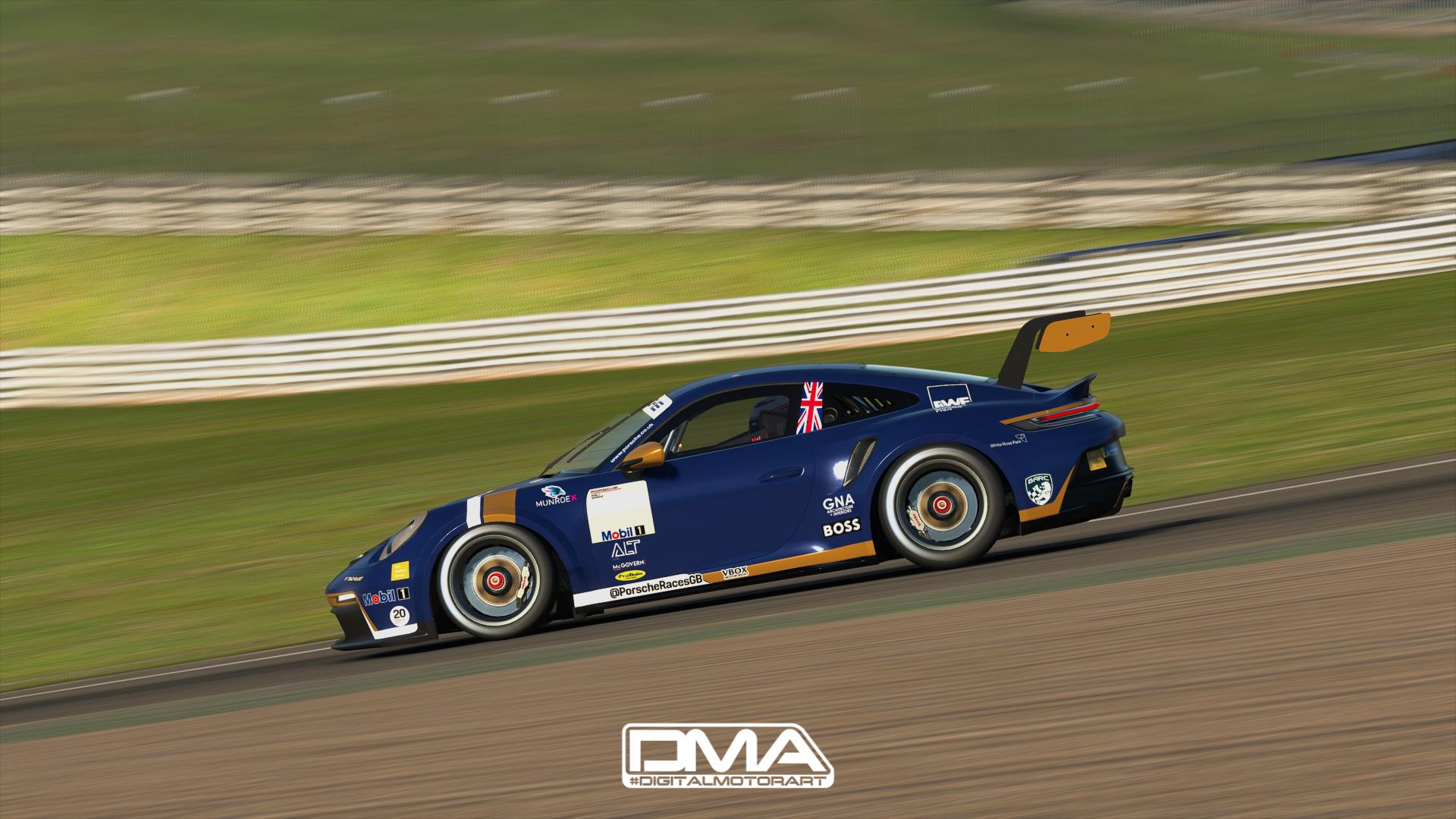 Will Aspin - Team Parker Racing - Porsche Cup GB 2022 - SIMSTAMPED by ...