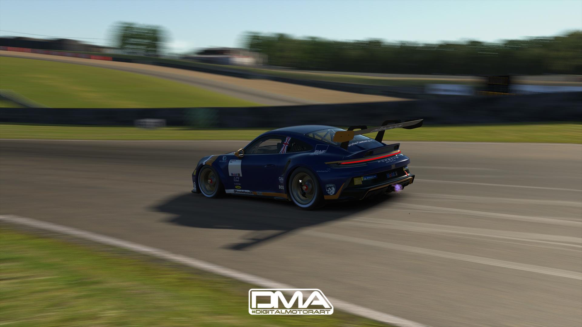 Will Aspin - Team Parker Racing - Porsche Cup GB 2022 - SIMSTAMPED by ...