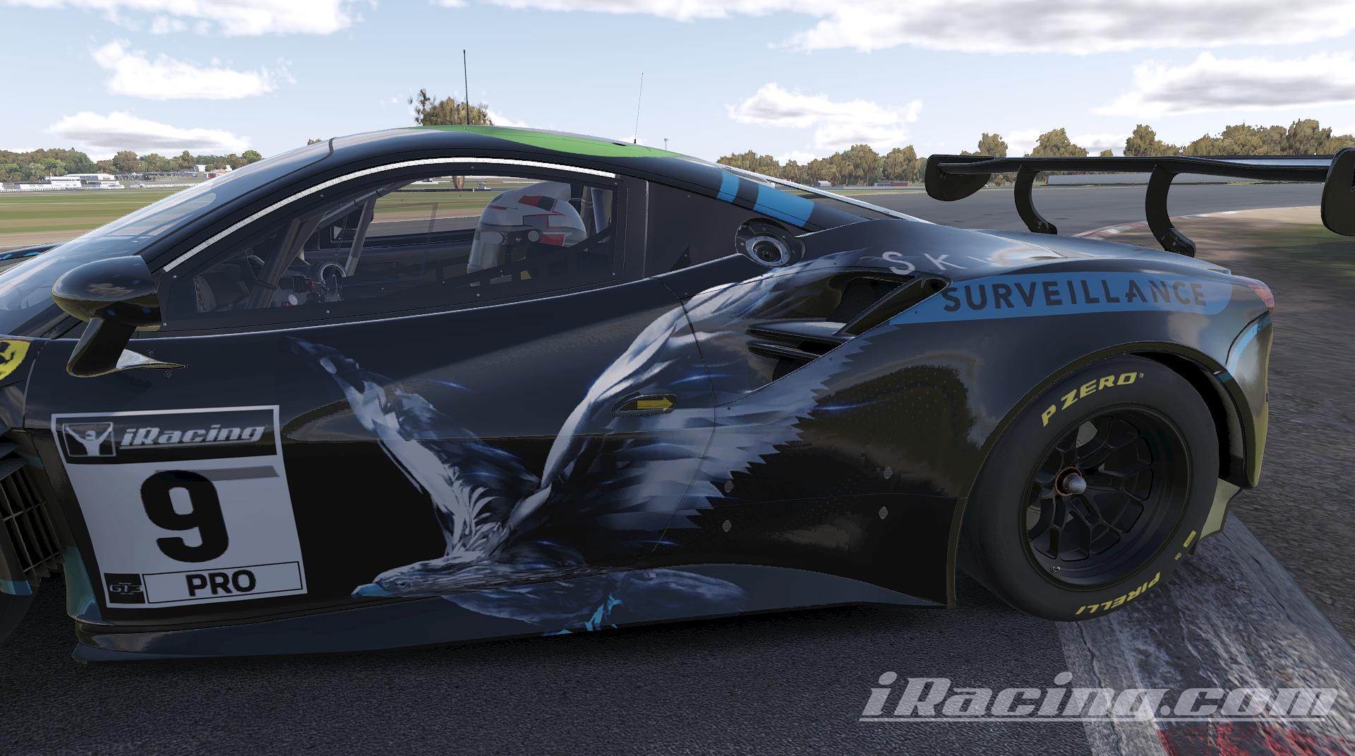 Ferrari 488 GT3 EVO 2020 Seagate Seahawk by Brett Fisher2 - Trading Paints