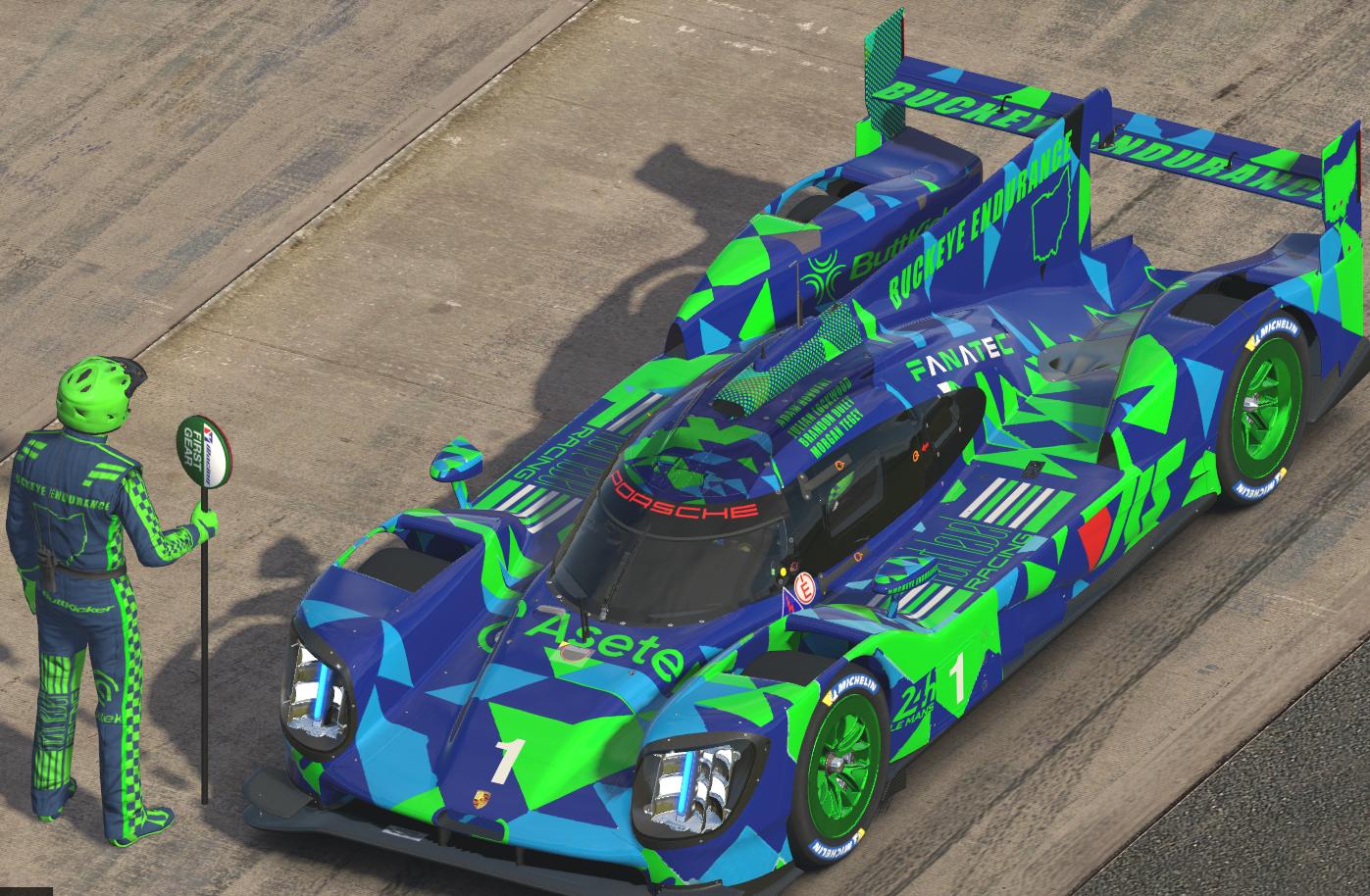 Buckeye Endurance Porsche 919 Hybrid by Todd Schwarz - Trading Paints