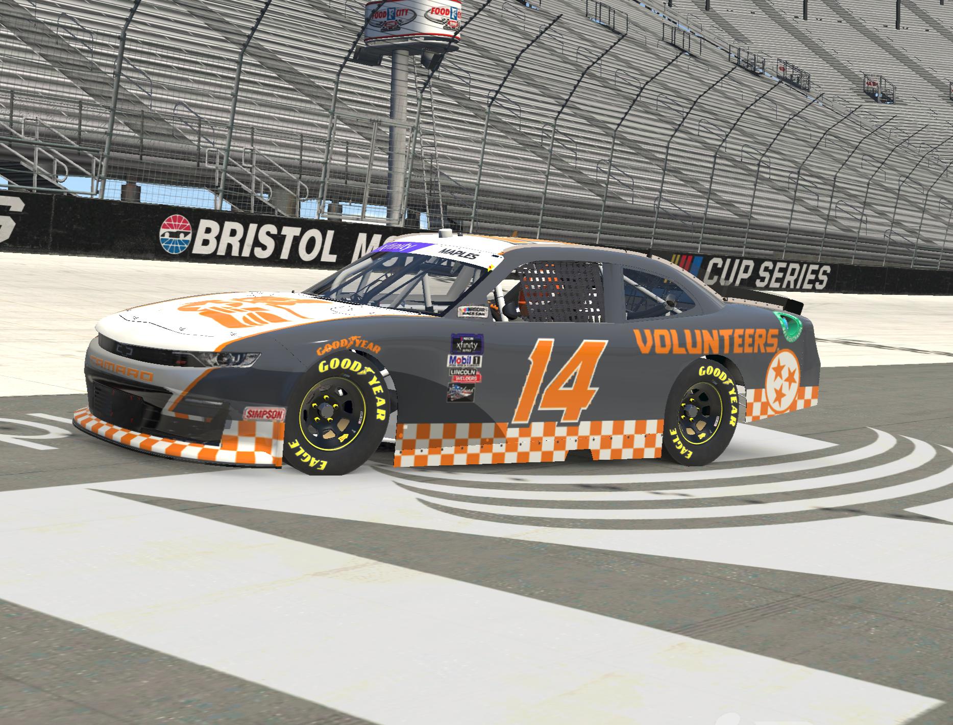 UT Vols 2022 Xfinity Camaro by Jeff Maples - Trading Paints