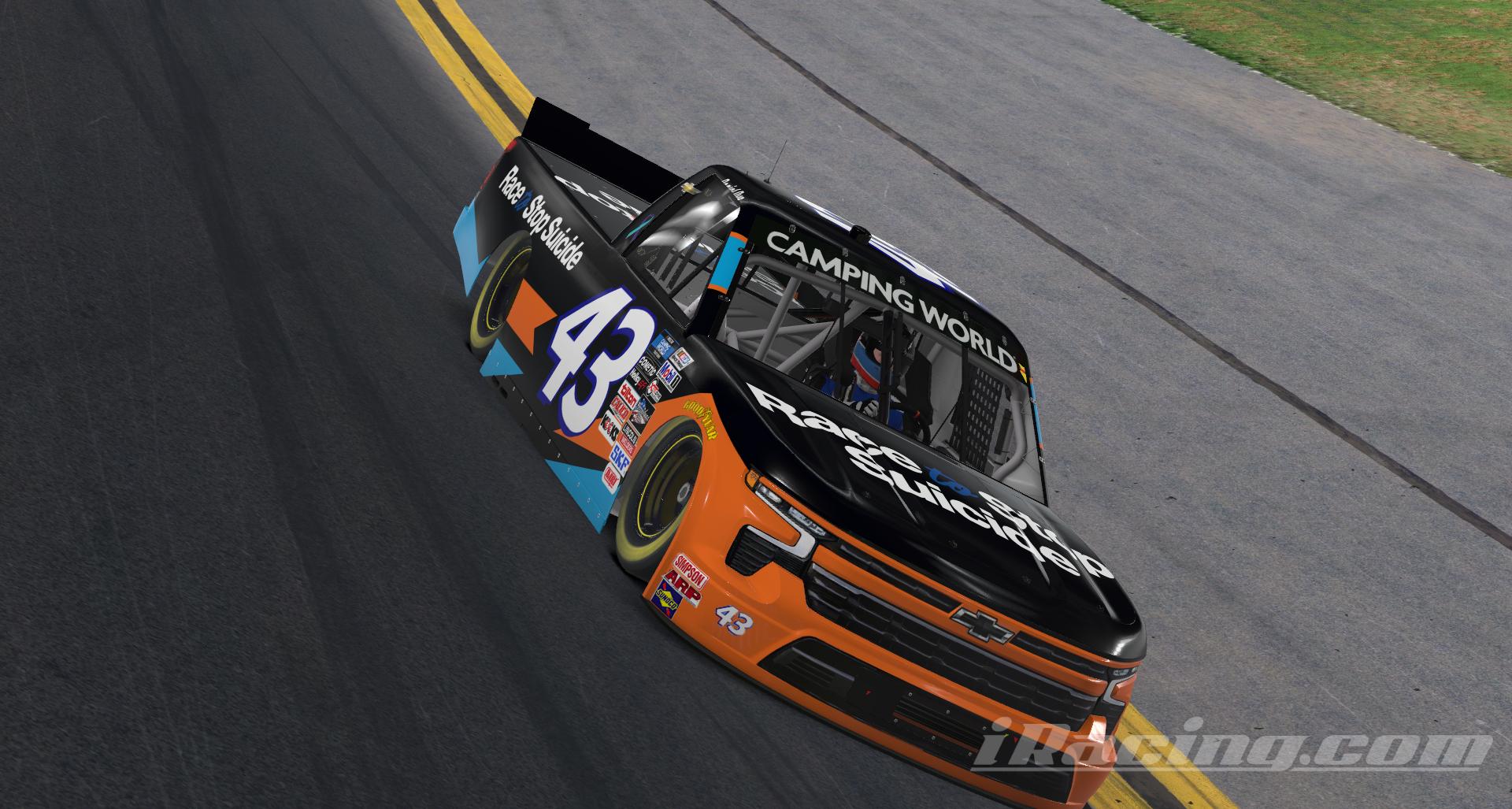 Daniel Dye Race to Stop Suicide Truck No Number by Martin Roberg ...