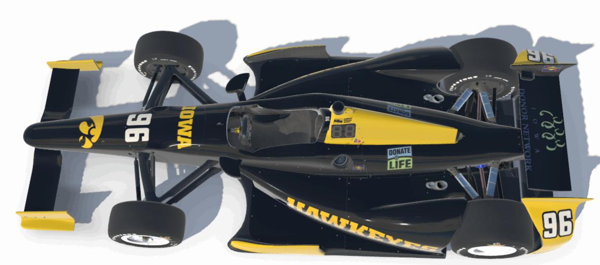 Iowa Hawkeyes DW12 by Brian C. - Trading Paints