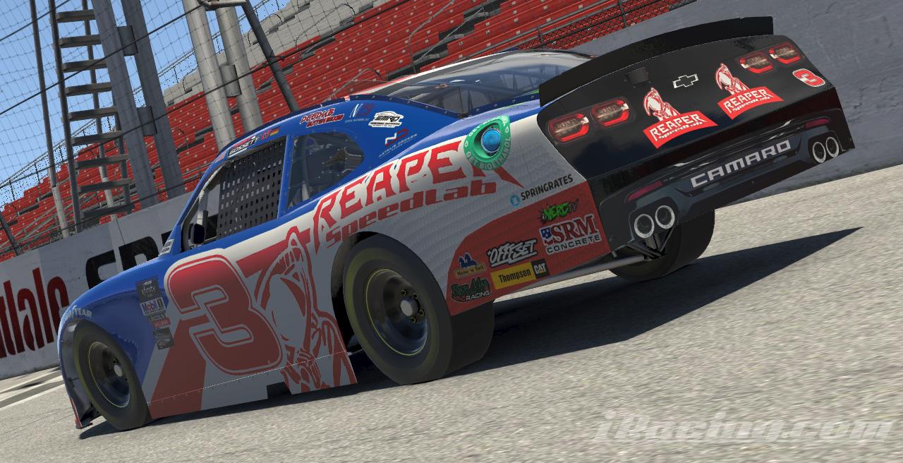 Tommy Gossett #3 Reaper SpeedLab W/ Spec Map by Rob Evans - Trading Paints