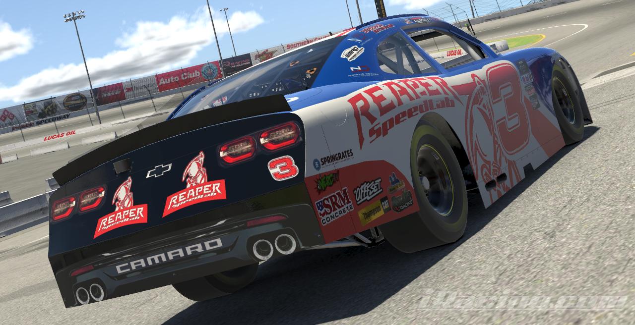 Tommy Gossett #3 Reaper SpeedLab W/ Spec Map by Rob Evans - Trading Paints