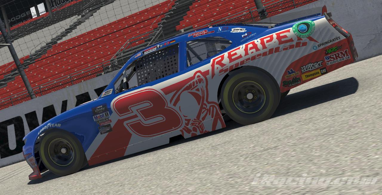 Tommy Gossett #3 Reaper SpeedLab W/ Spec Map by Rob Evans - Trading Paints