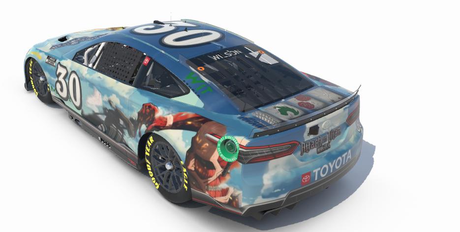 Attack on titan Anime Nascar Next Gen by Christian Wilson - Trading Paints