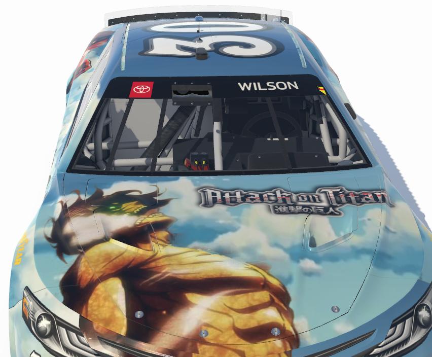 Attack on titan Anime Nascar Next Gen by Christian Wilson - Trading Paints