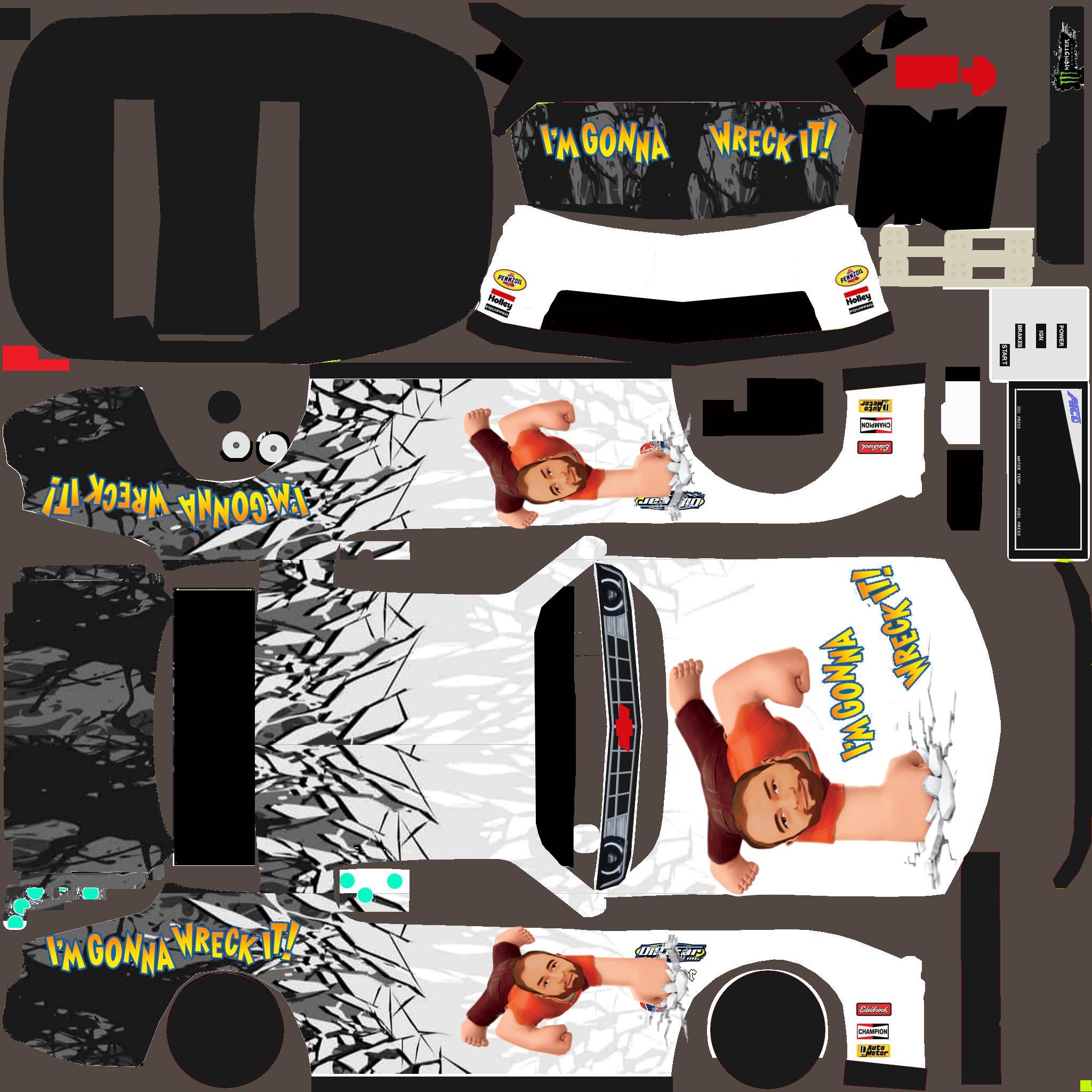 DirtStreetStockWreckitBryce by Eric G Gann - Trading Paints