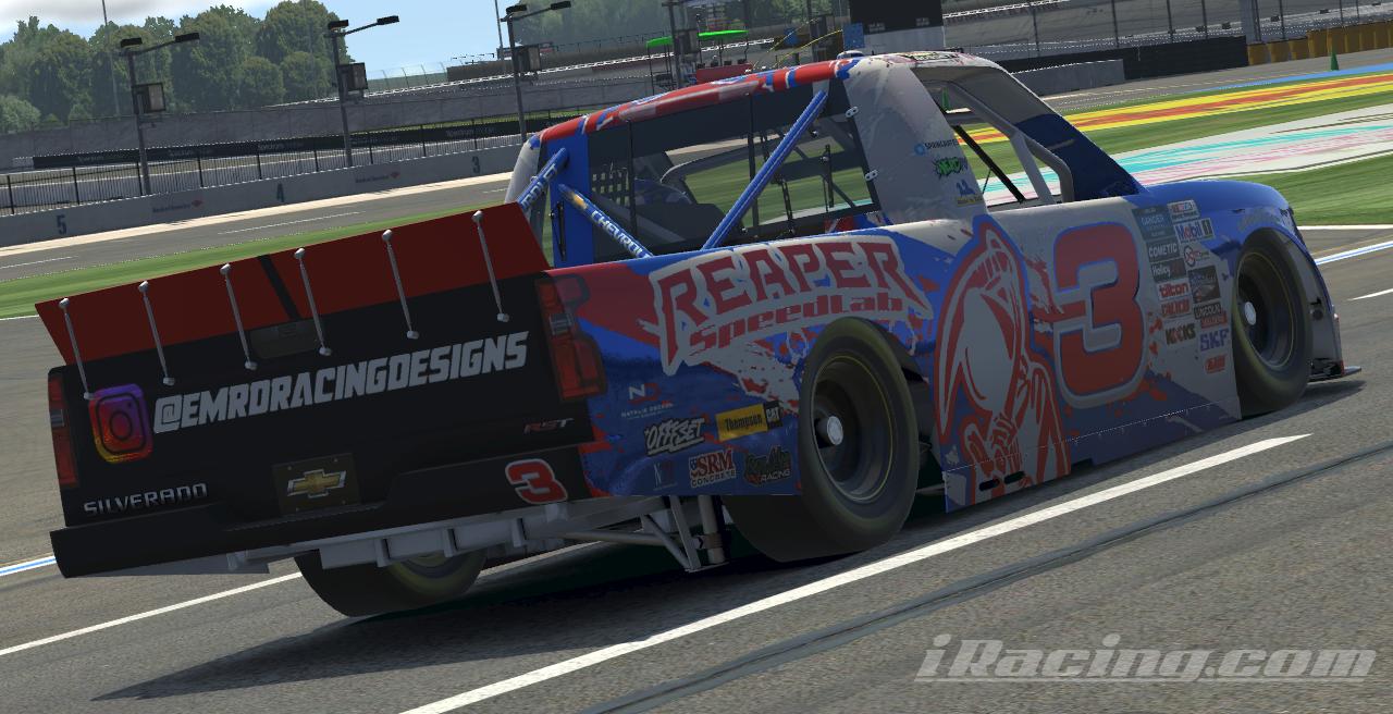 Tommy Gossett #3 TGR/Reaper SpeedLab W/ Spec Map by Rob Evans - Trading ...