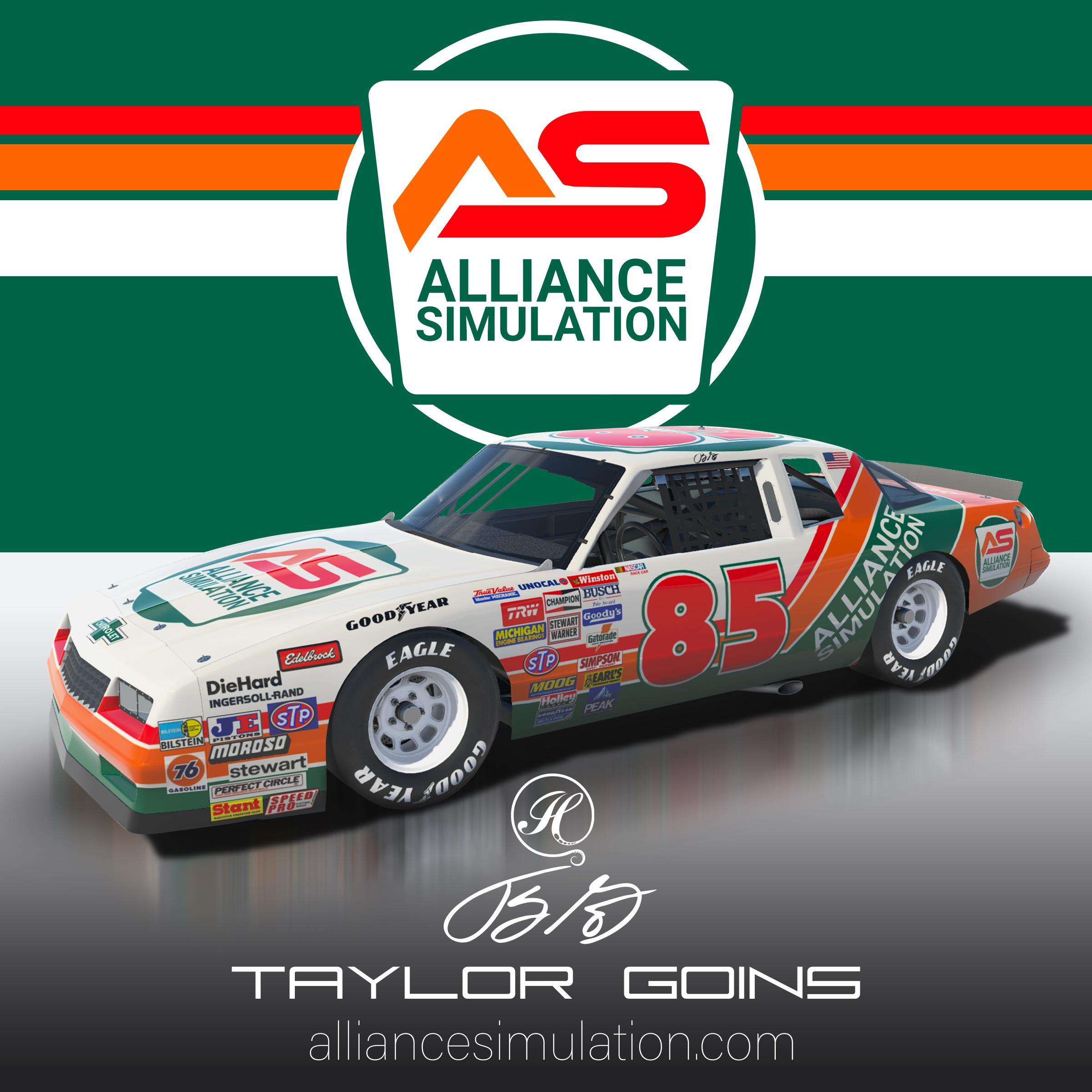 Alliance Simulation 7-Eleven Throwback by Taylor Goins - Trading Paints