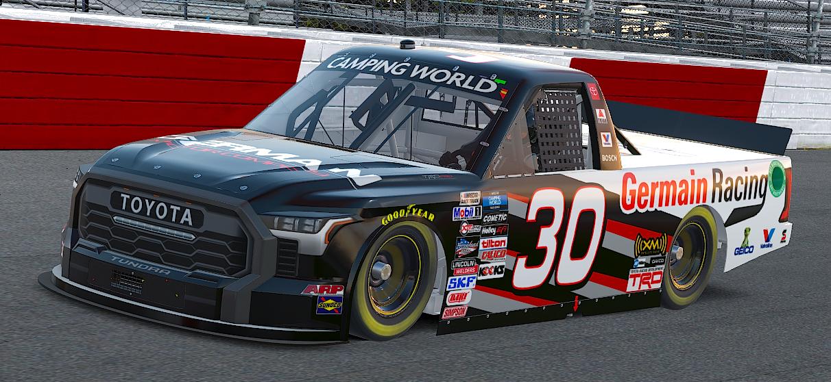 Todd Bodine Germain Racing 2022 Toyota Tundra TRD Pro (NO NUMBER) by ...