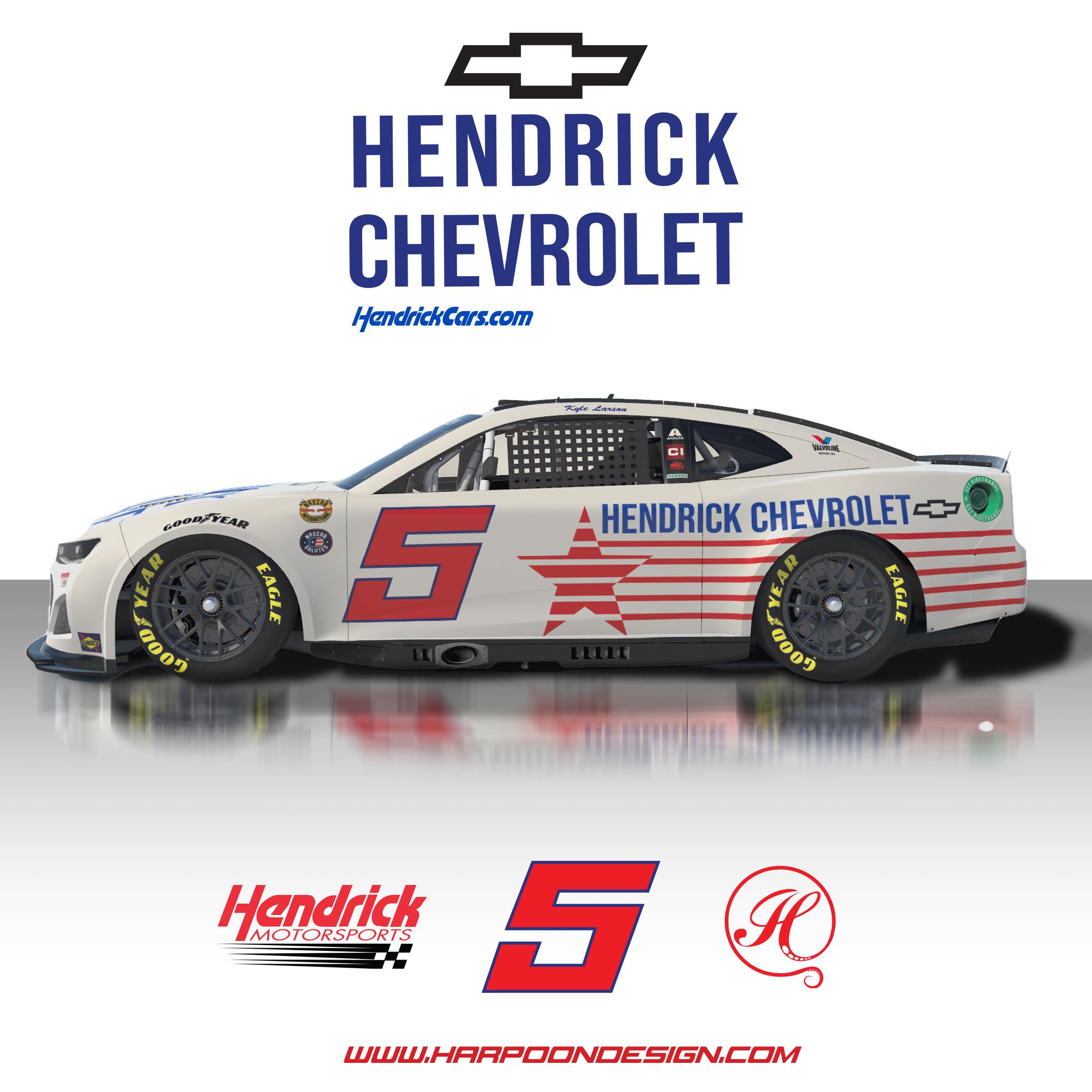2022 Kyle Larson Hendrick Chevrolet Camaro by Brantley Roden - Trading ...