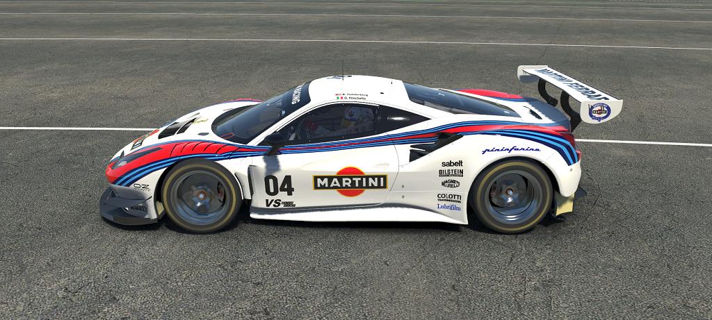 Martini Ferrari (Lancia style) by Bruce Funderburg - Trading Paints