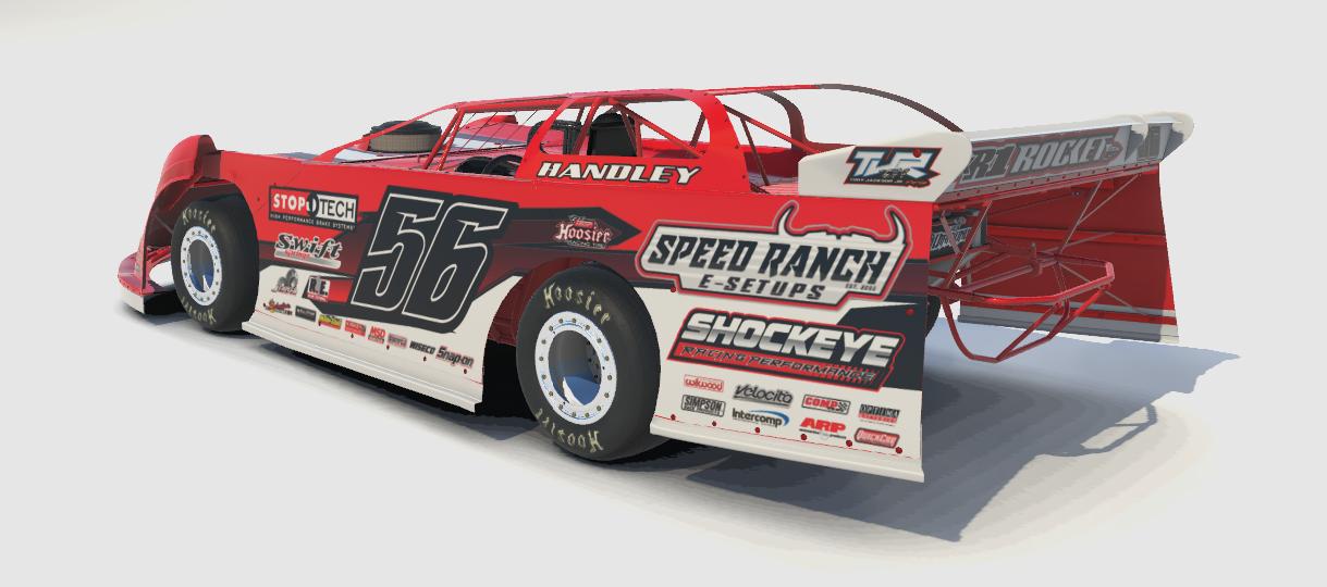 Lucass replica dirt late model by Jesse Hoek - Trading Paints