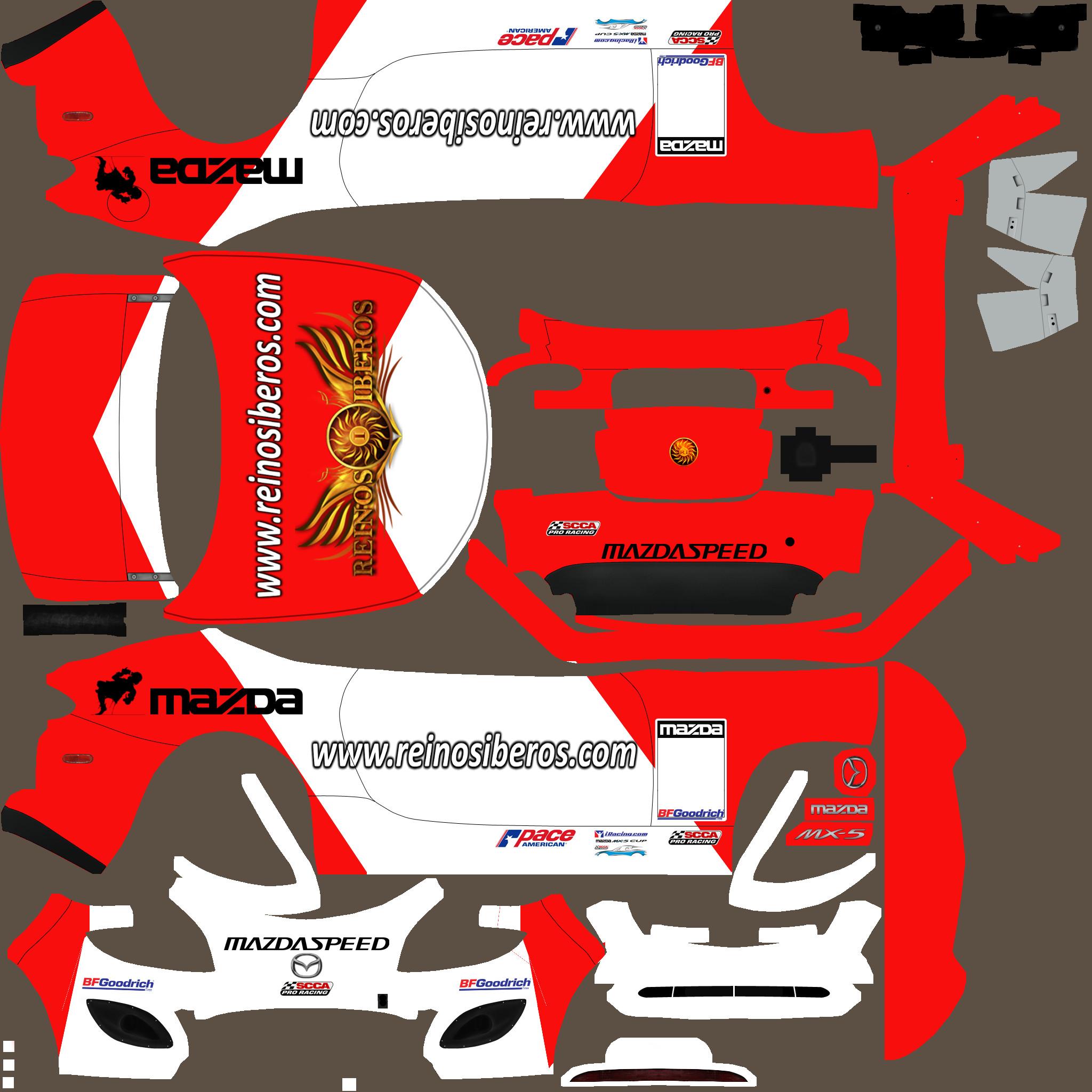 Mazda Reinos Iberos Team by Marc Terrats - Trading Paints