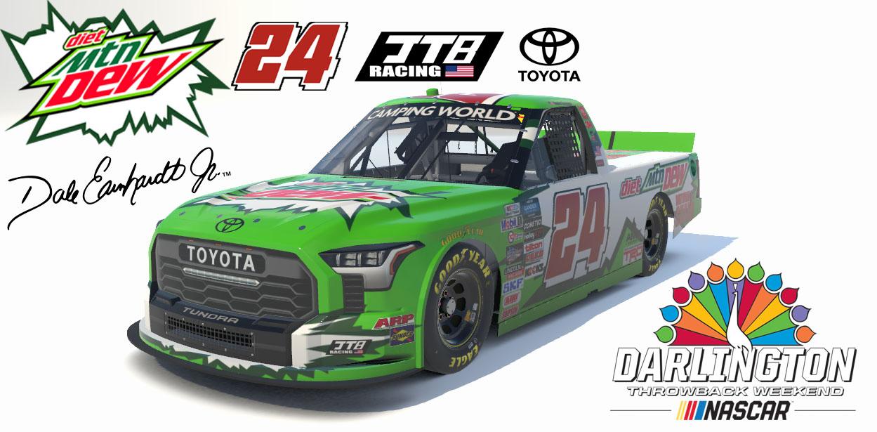 2012 Dale Jr. Darlington Throwback T. Swauger JTB Racing by Travis S ...