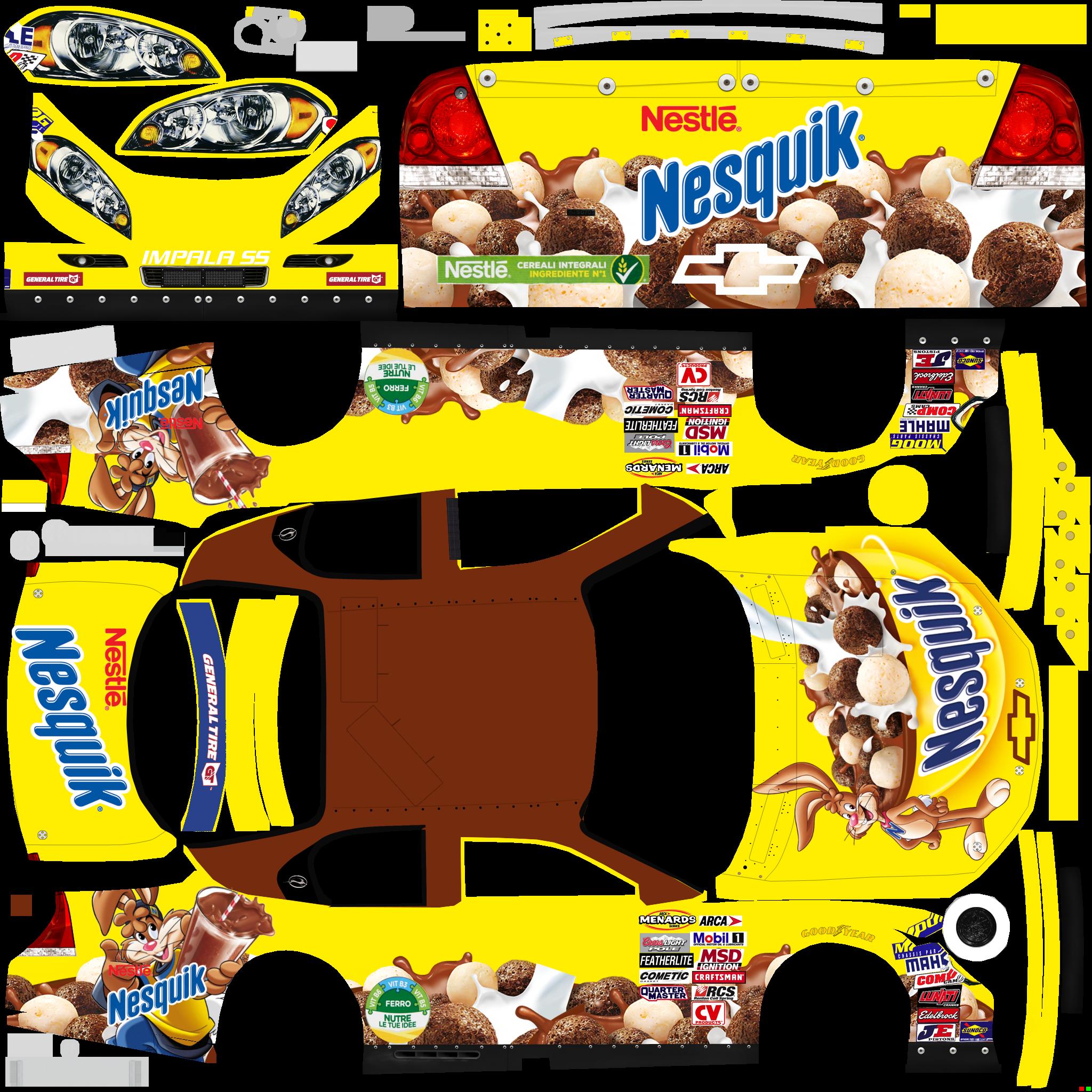 Nesquik Chevrolet Impala SS Class B by Francesco Fede - Trading Paints