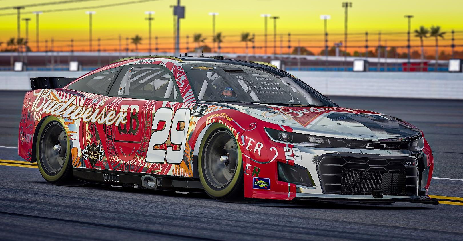 Budweiser Next Gen Camaro Silver in Red (Custom Num) by Noah O ...