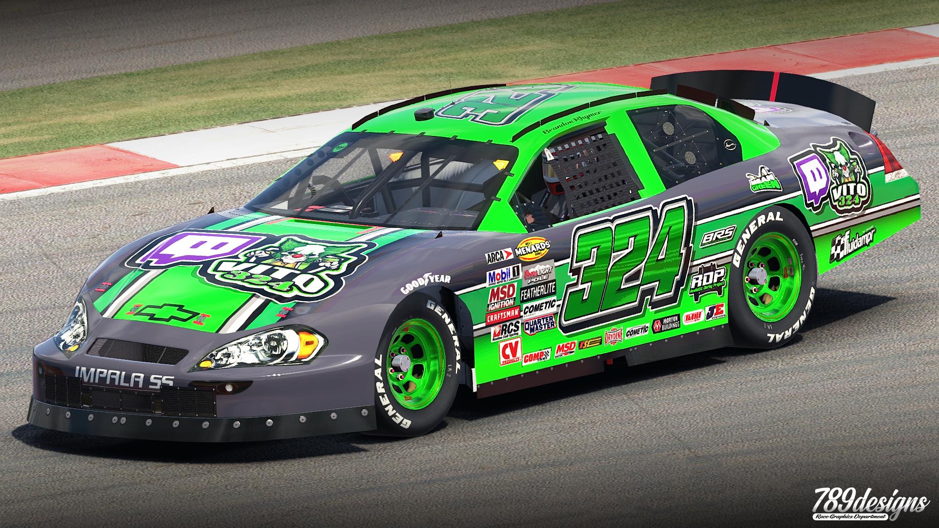 Brandon Rhymer ARCA by Garrett Marshall - Trading Paints