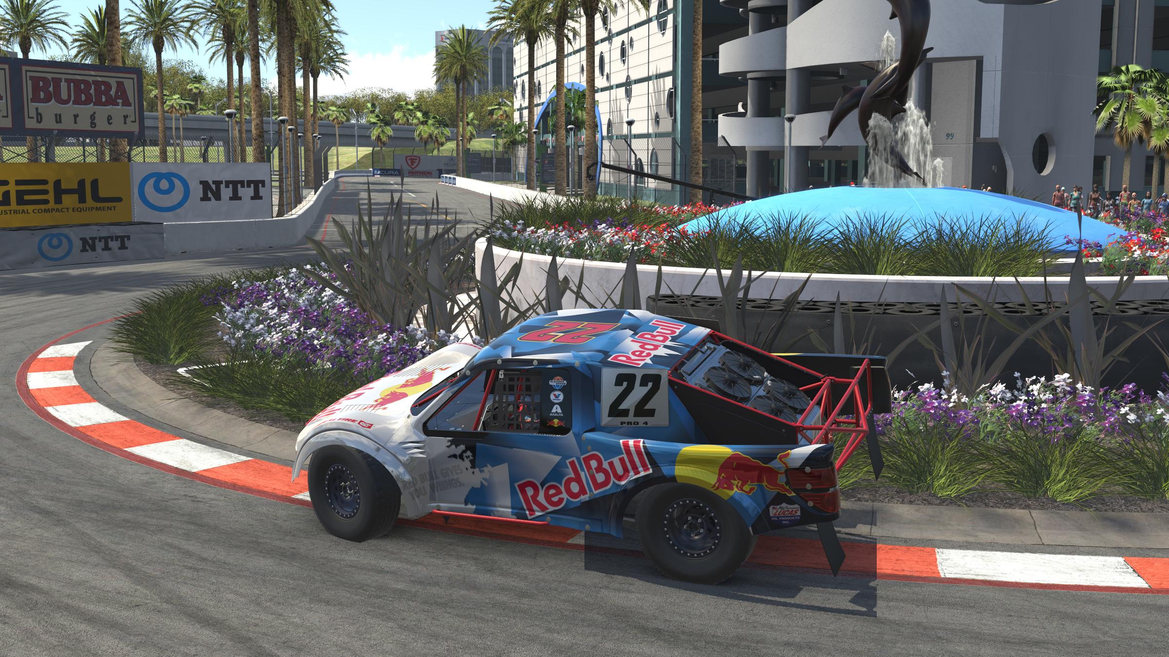 Red Bull Pro 4 Off Road Truck by Micheal P Blackner - Trading Paints