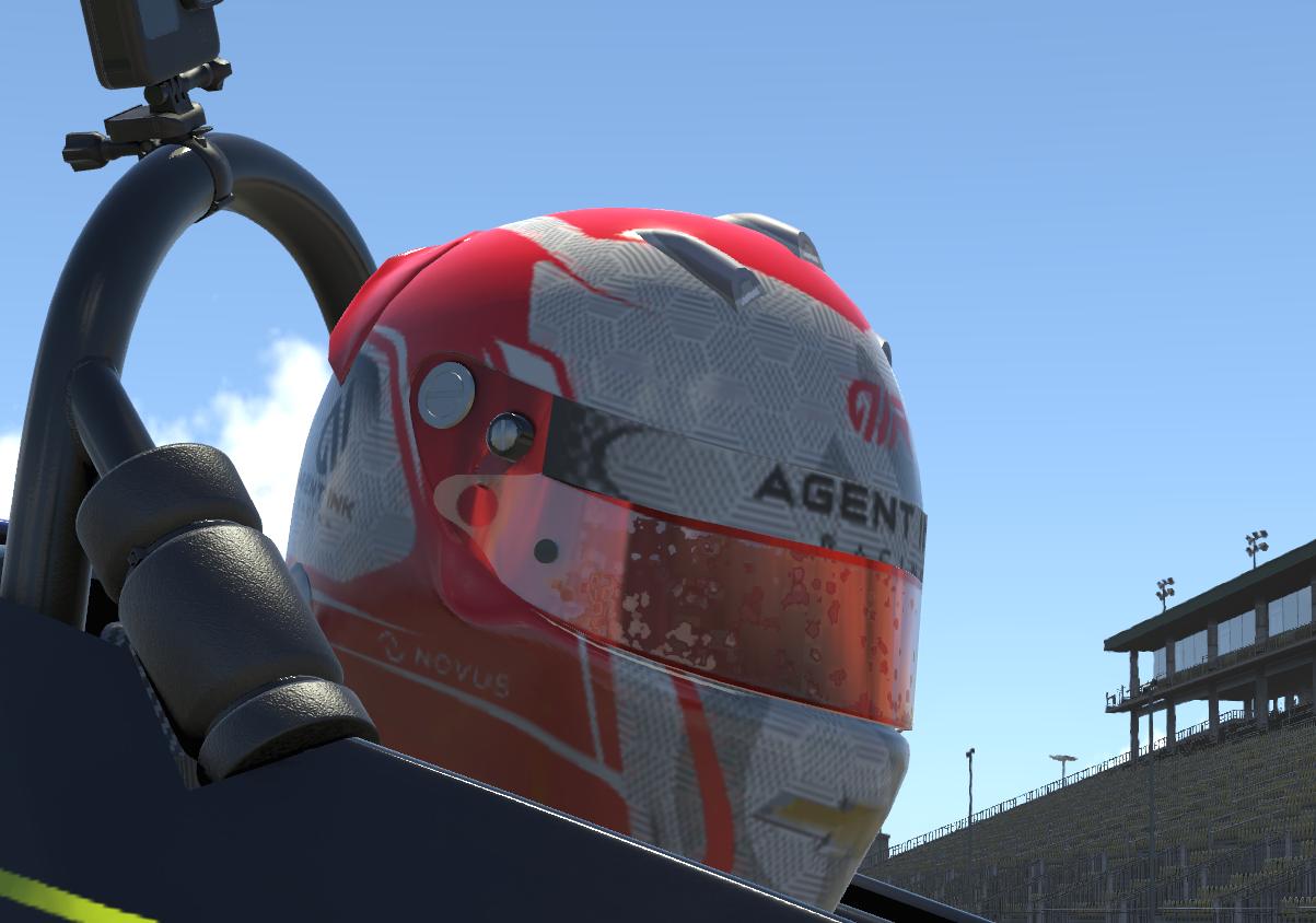 Agent Ink Racing - OSS - Team Helmet by Leigh O. - Trading Paints