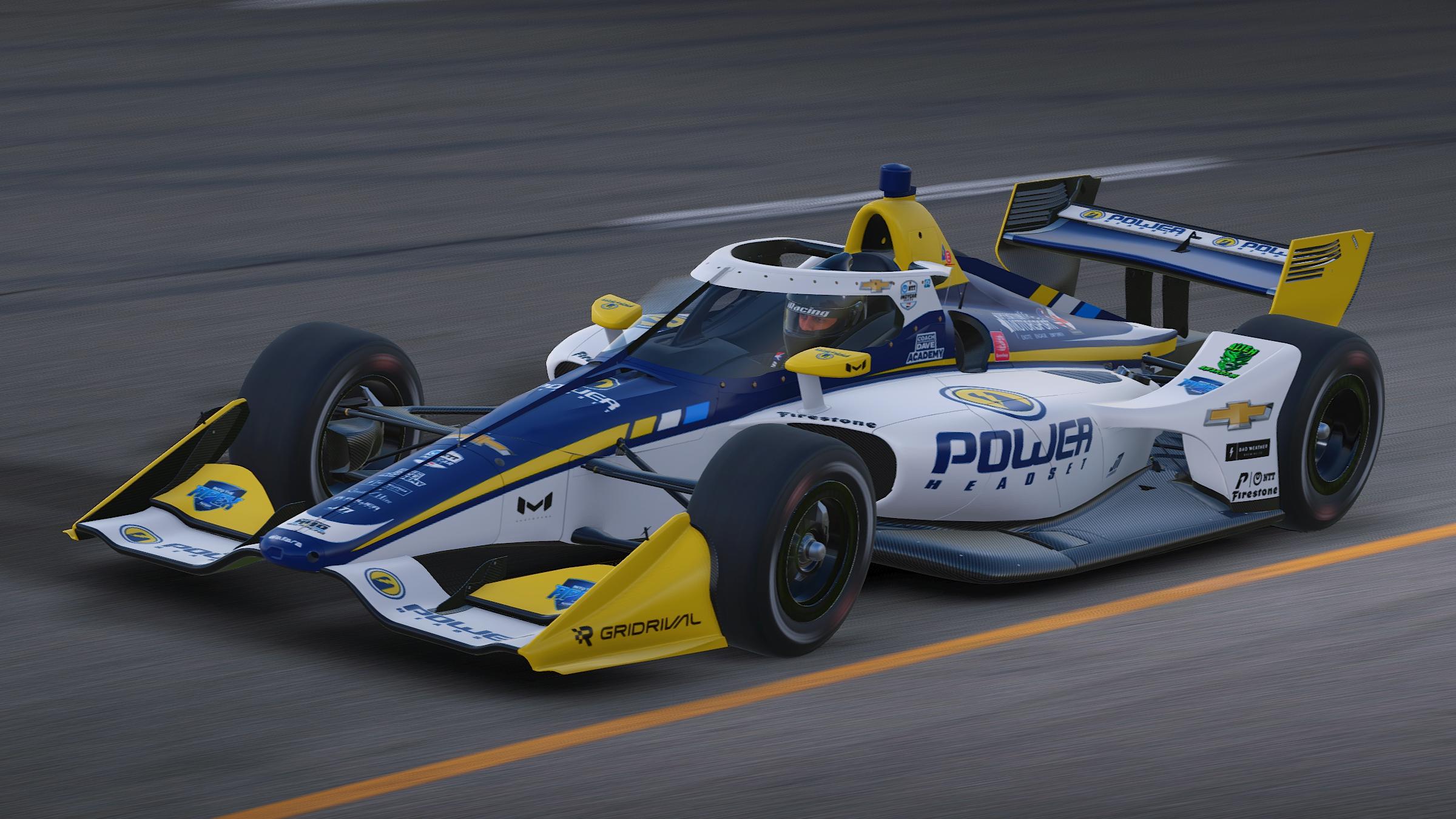 MAD Sim Racing Power Headset IndyCar by Jeff McKeand - Trading Paints