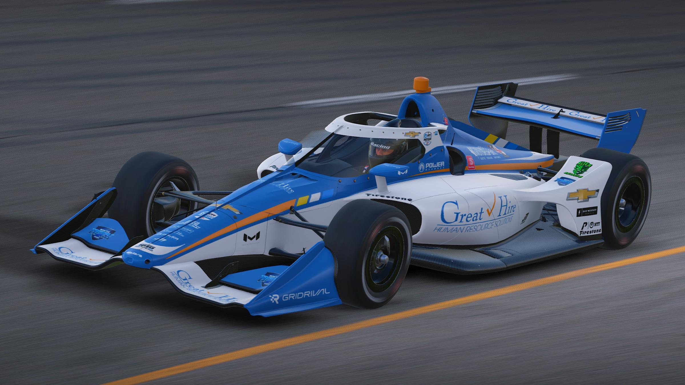 MAD Sim Racing Great Hire Human Resource Solutions IndyCar by Jeff ...