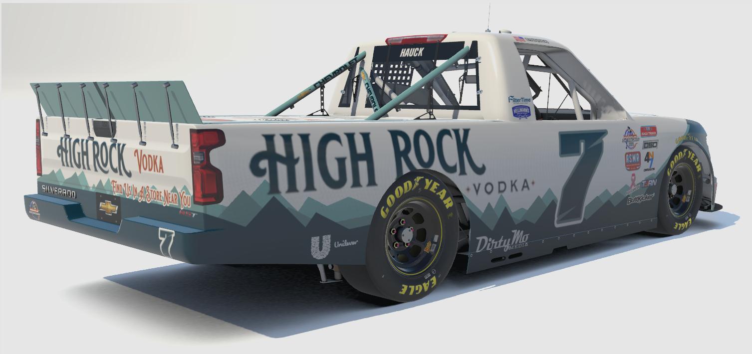 Dale Jr. High Rock Vodka Silverado - Sim Stamped Numbers by Ed Hauck ...