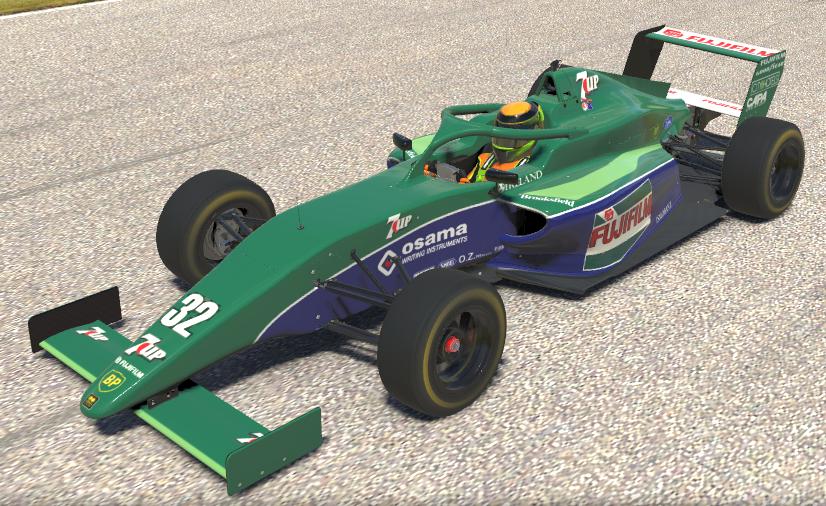 1991 Jordan 191 custom number Bertrand Gachot by Matthew Ponto ...