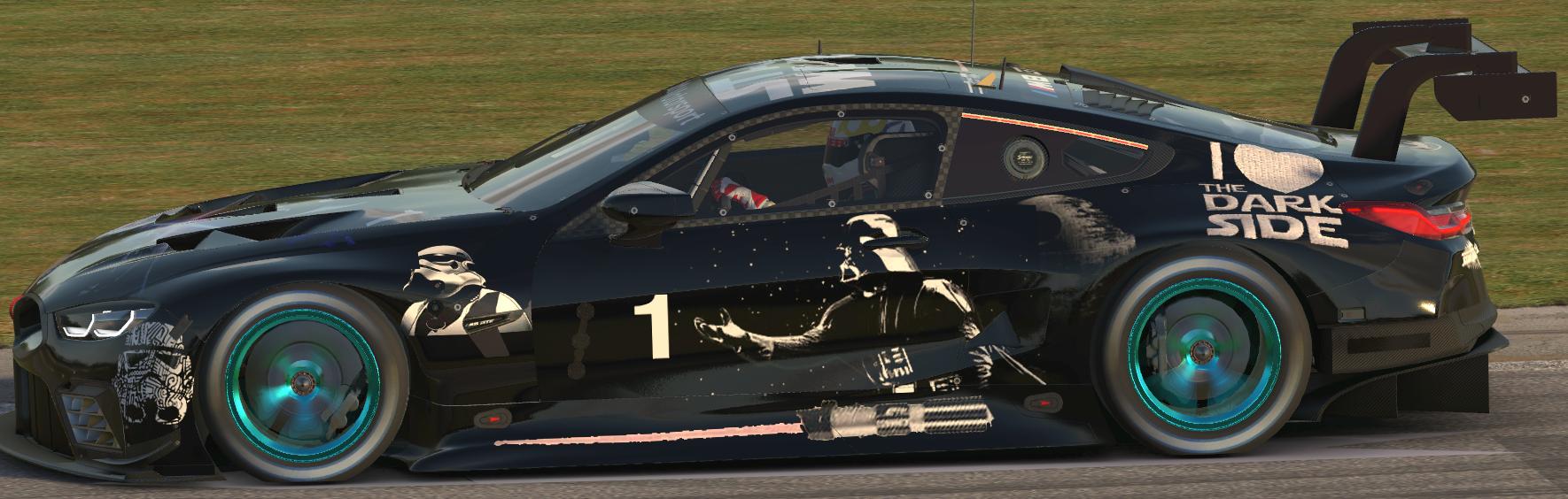 Star Wars Dark Side BMW M8 GTE by Todd Schwarz - Trading Paints