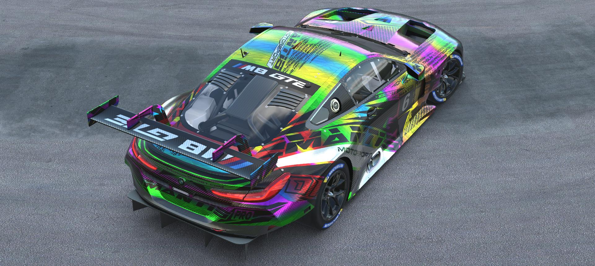 BMW M8 GTE PSYCHO CHROME 2 by Kirk S. - Trading Paints