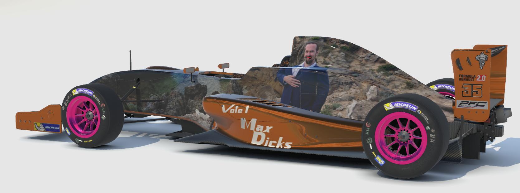 Vote 1 Max Dicks by Chris Swadling - Trading Paints