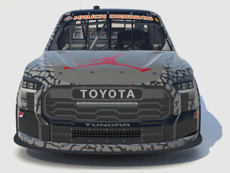 Kurt Busch Air Jordon Wrap - Sim Stamped Numbers by Ed H. - Trading Paints