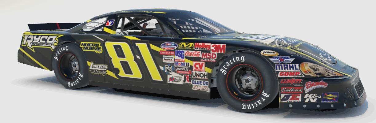 Brandon Minnick #81 Late Model by Triston Sikes - Trading Paints