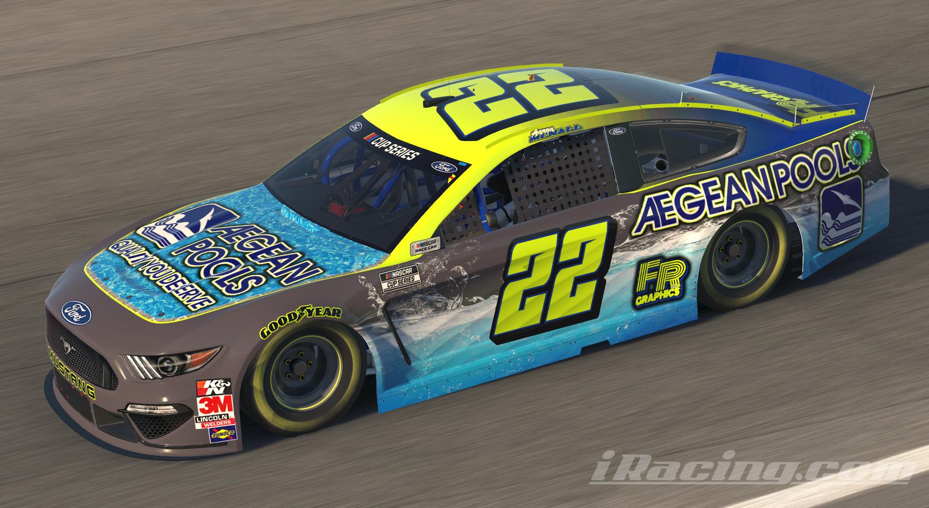 Aaron McNall 2022 Gen 6 Cup Series Ford Mustang by Jason Furqueron ...