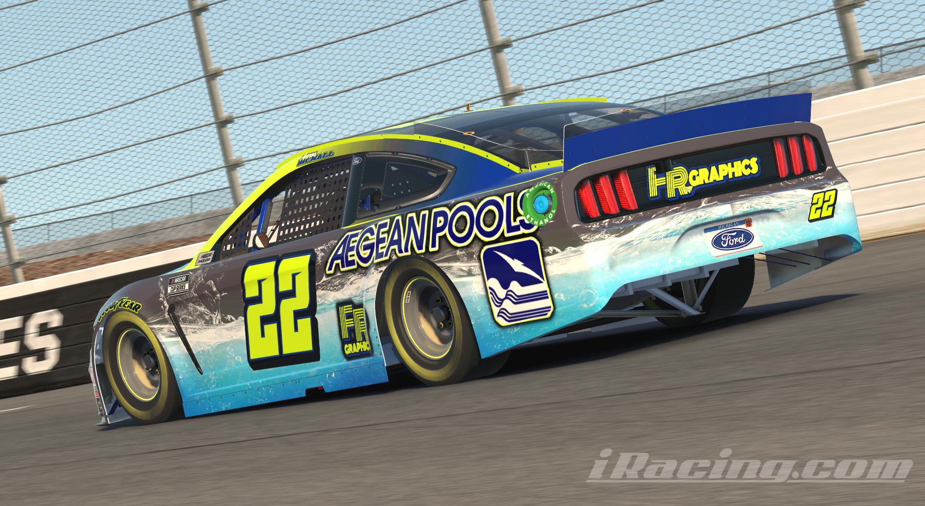 Aaron McNall 2022 Gen 6 Cup Series Ford Mustang by Jason Furqueron ...