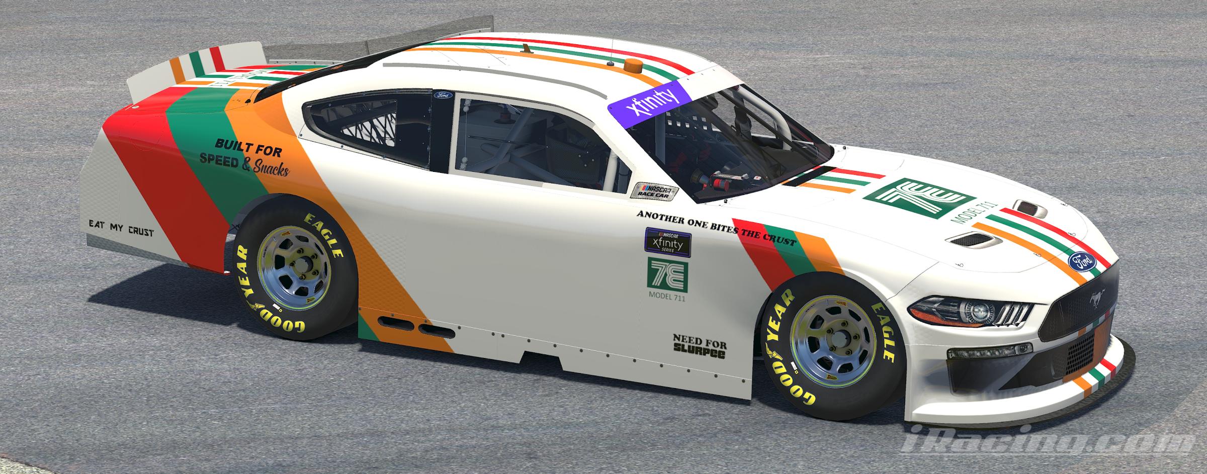 7-Eleven Mustang Model 711 by John Rubino - Trading Paints