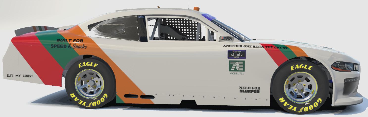 7-Eleven Mustang Model 711 by John Rubino - Trading Paints