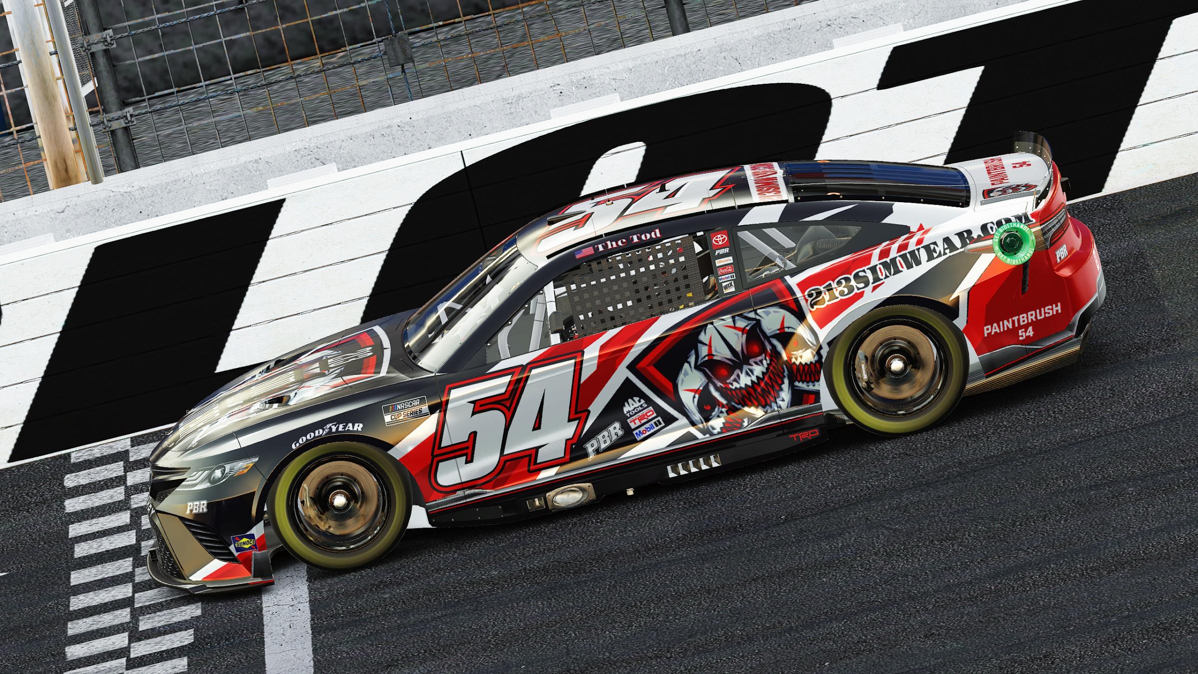 Zach Todriff 54 213SimWear 2022 Camry by Aledam Contreras - Trading Paints